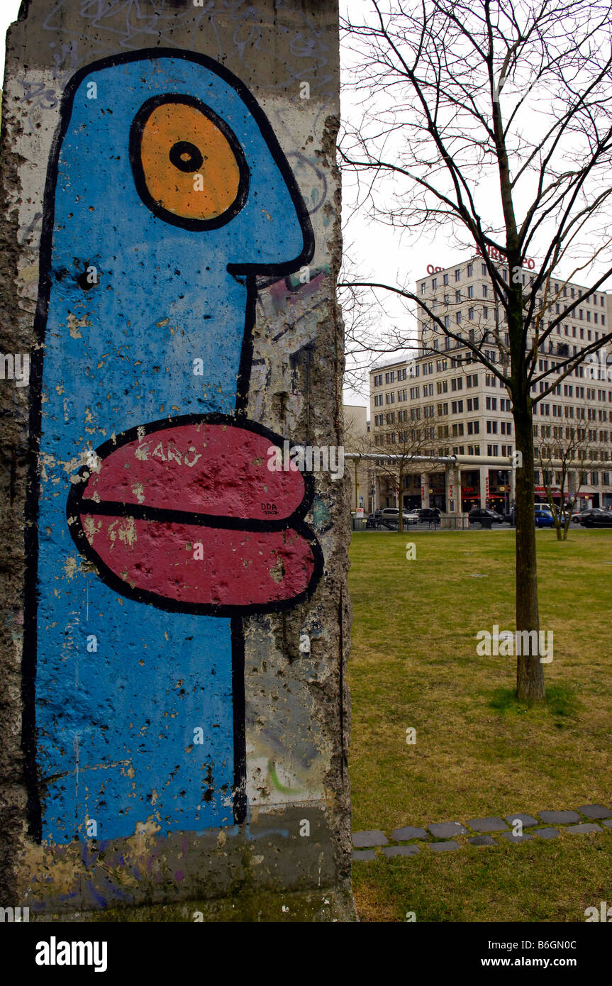 painted lips berlin wall mauer relic germany deutschland thierry noir ...