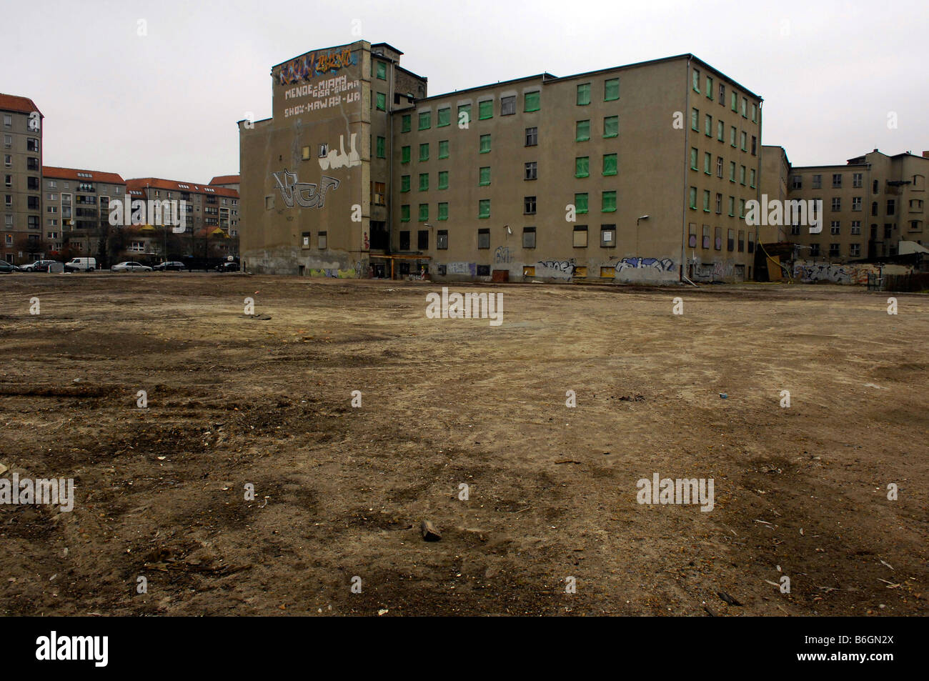 tenement building architecture berlin former east germany DDR real ...