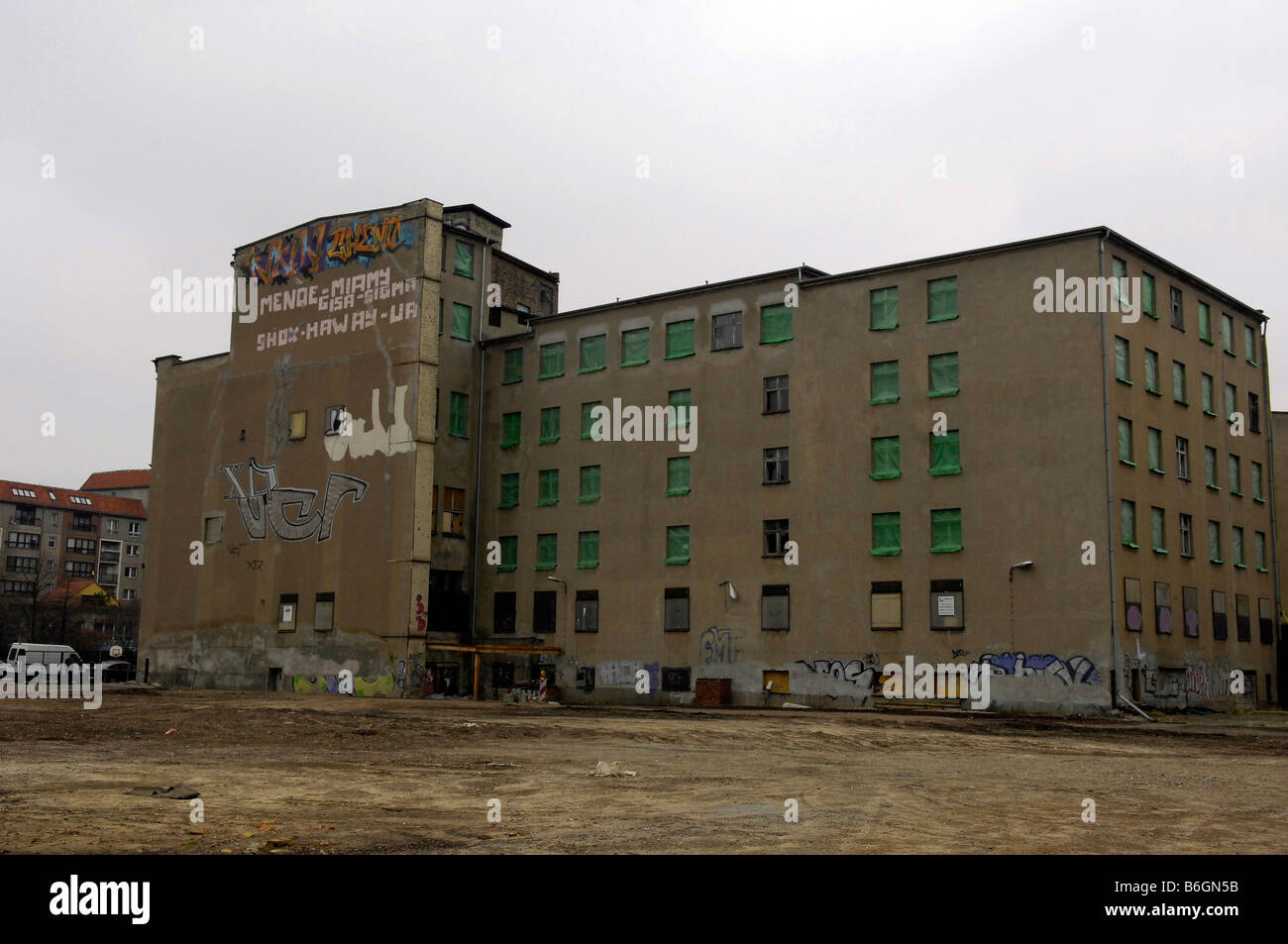 tenement building architecture berlin former east germany DDR real ...