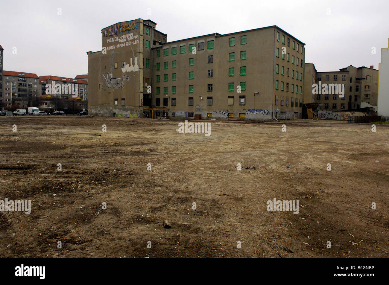 tenement building architecture berlin former east germany DDR real ...