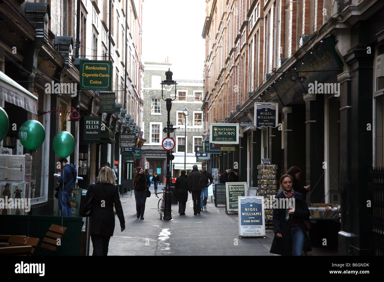 Cecil Court in London's West End Stock Photo - Alamy
