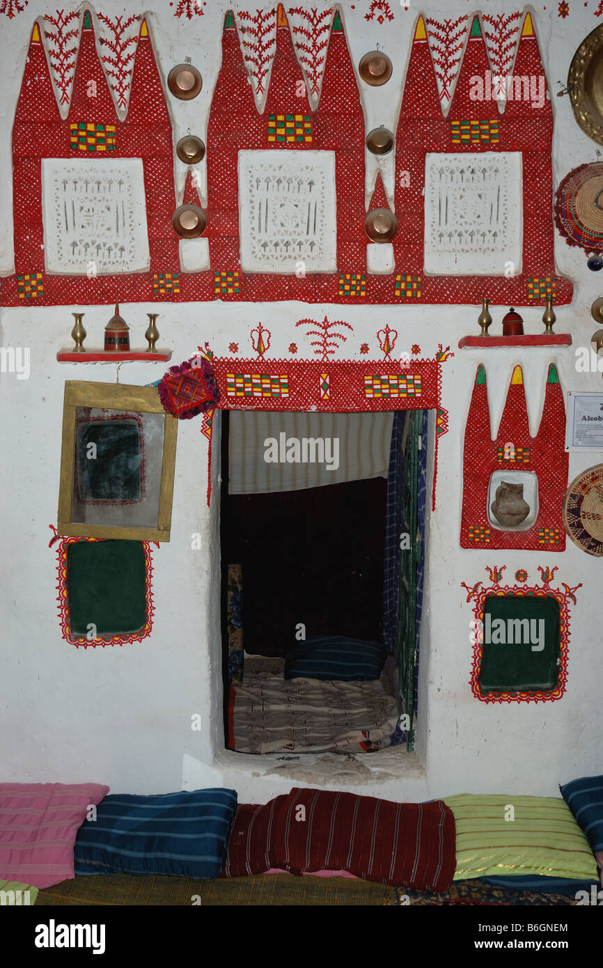 Interior decoration in Ghadames Stock Photo - Alamy