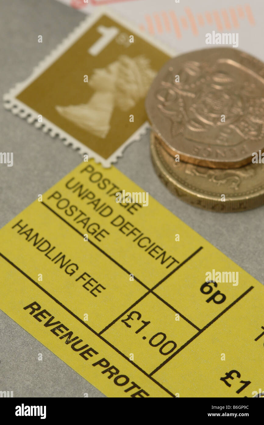 Royal Mail postal delivery service extra unpaid money fee due revenue ...