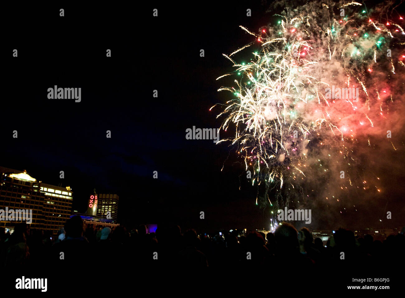 Firework Display On The Thames High Resolution Stock Photography and ...
