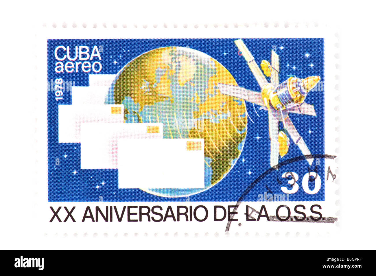 Retro postage stamps Cut Out Stock Images & Pictures - Alamy