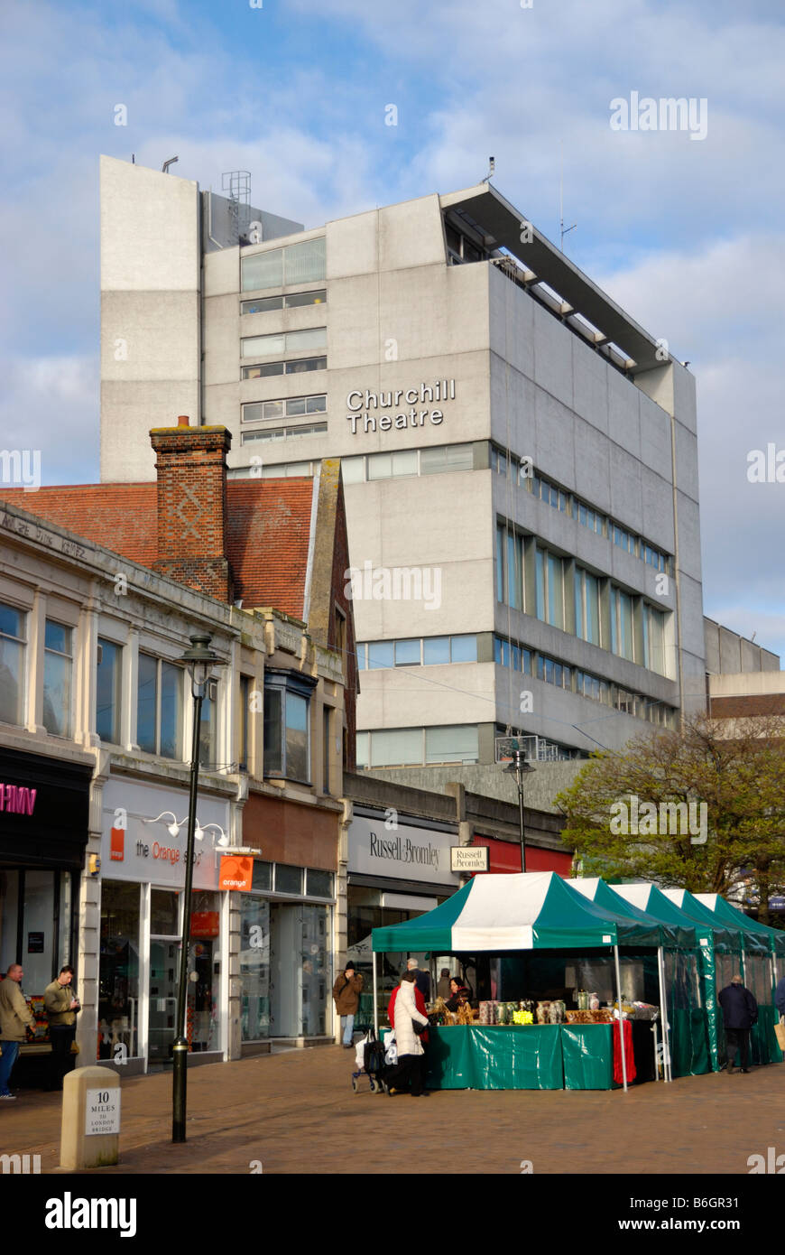 Churchill theatre bromley kent england hi-res stock photography and ...