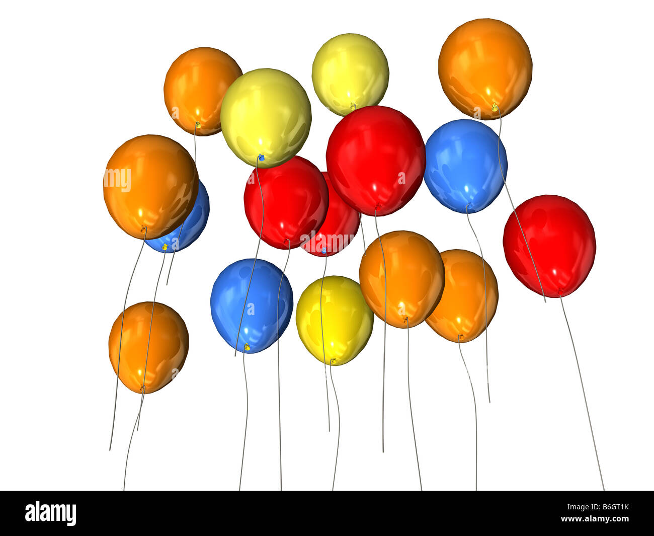balloon isolated on white background Stock Photo - Alamy