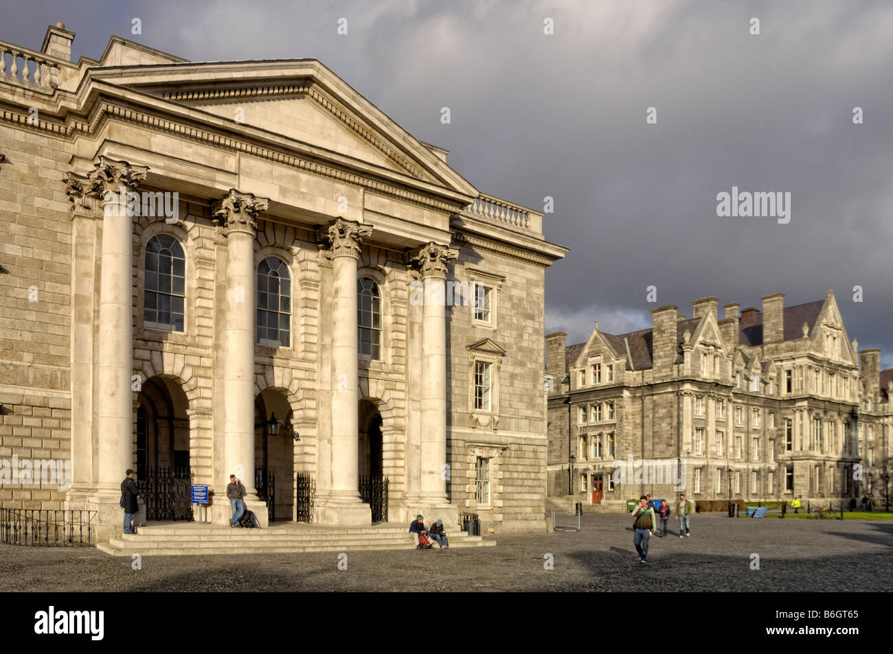 Chapel and Graduate Memorial Building Trinity College Dublin Stock ...