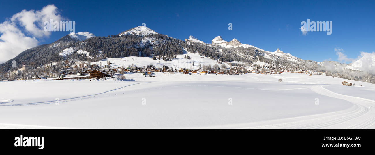 Leysin winter hi-res stock photography and images - Alamy