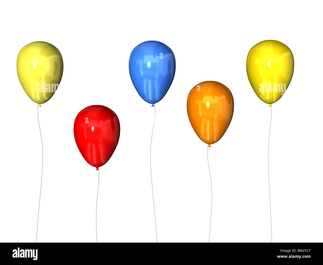 balloon isolated on white background Stock Photo - Alamy