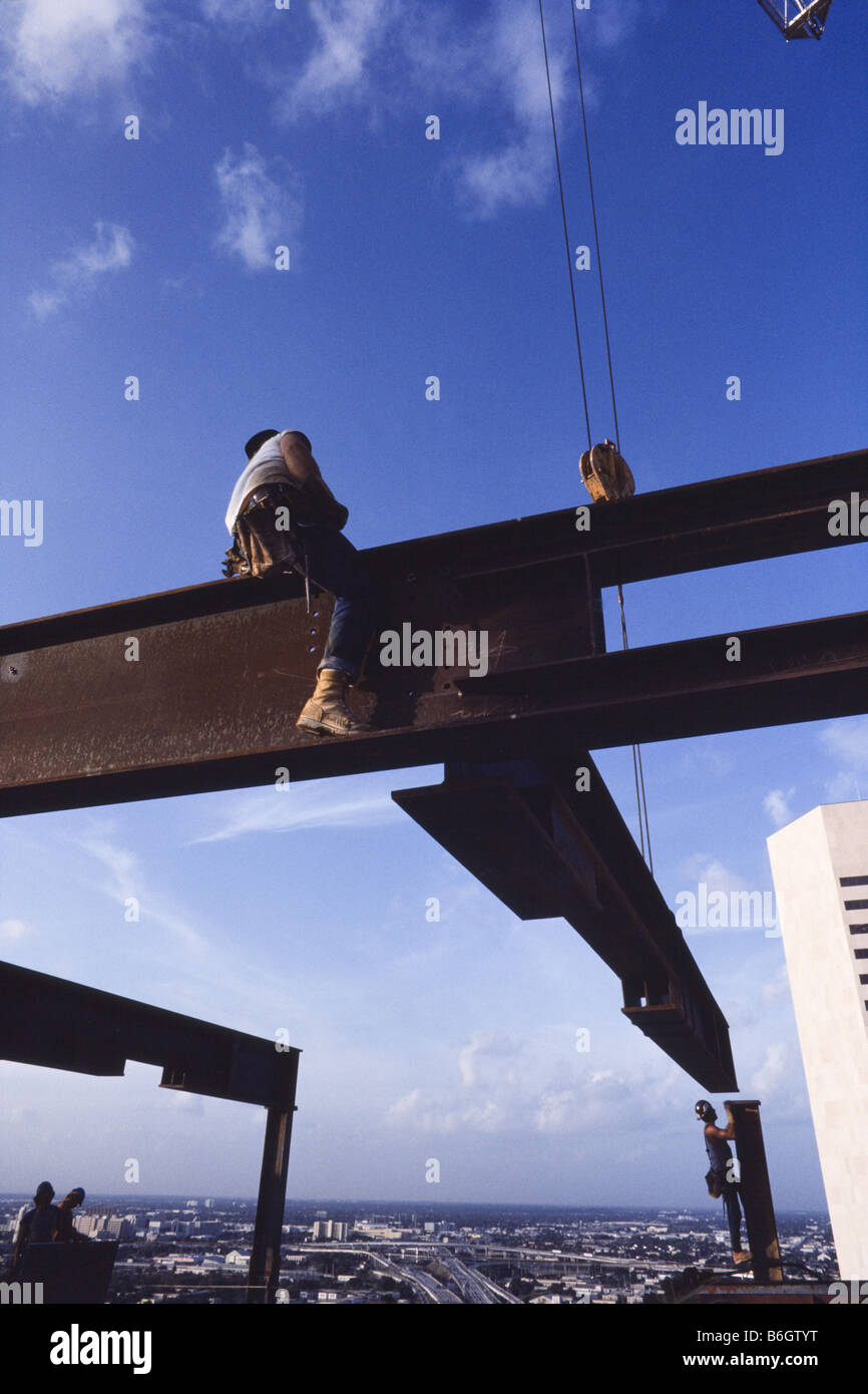 Walking on steel beams hi-res stock photography and images - Alamy