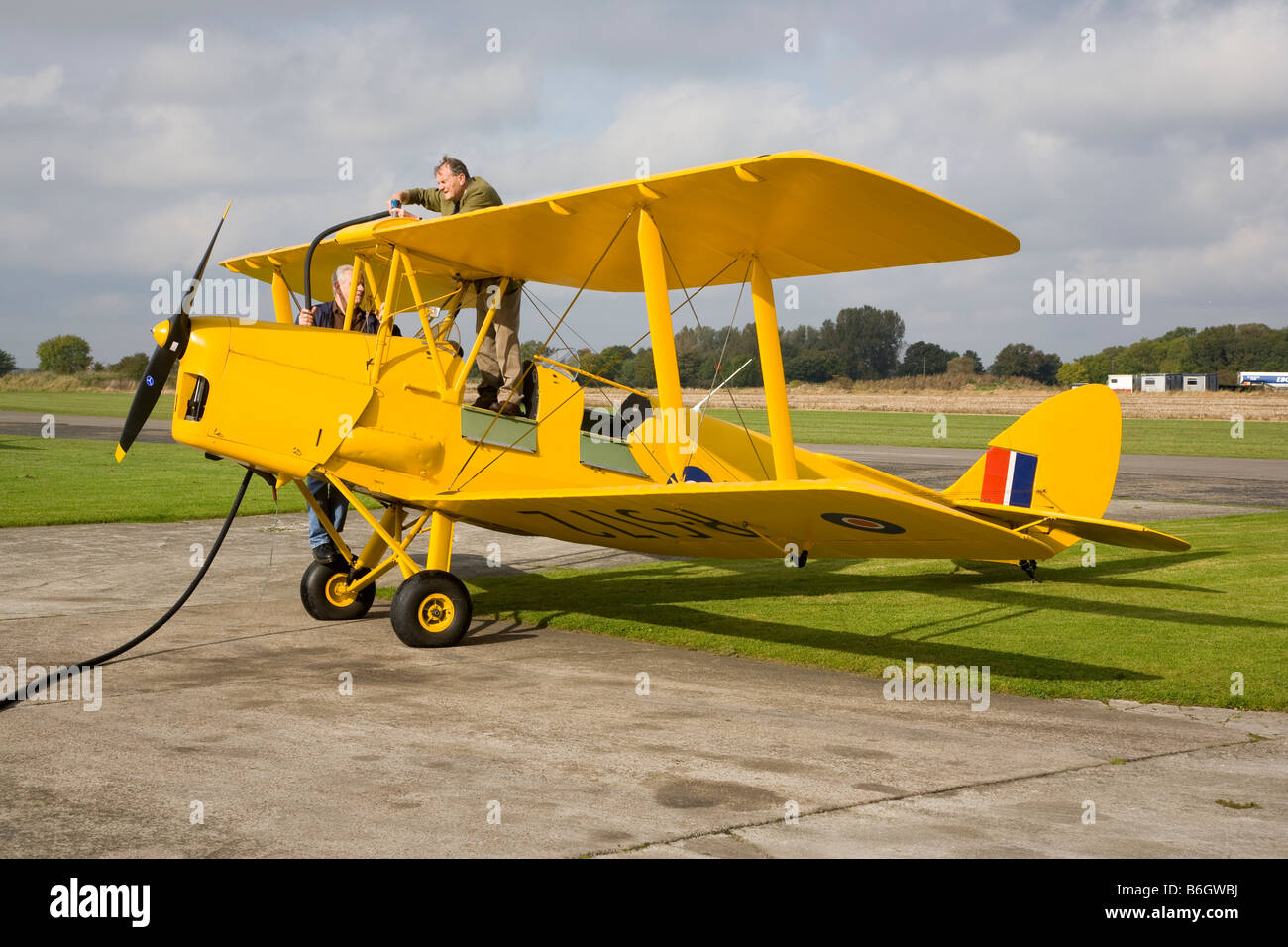 Tiger moth aircraft hi-res stock photography and images - Alamy
