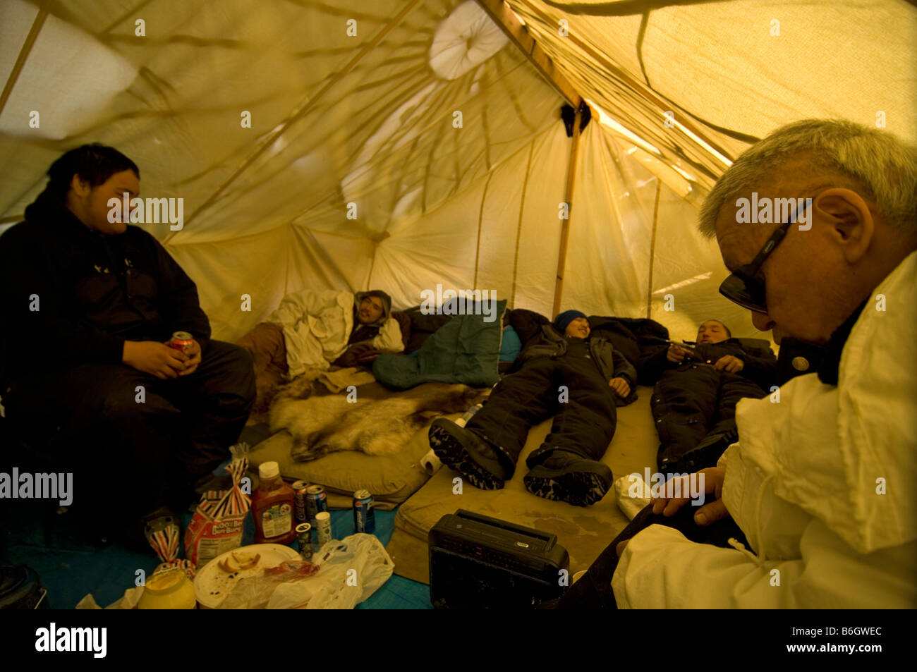 Animal skin tent hi-res stock photography and images - Alamy