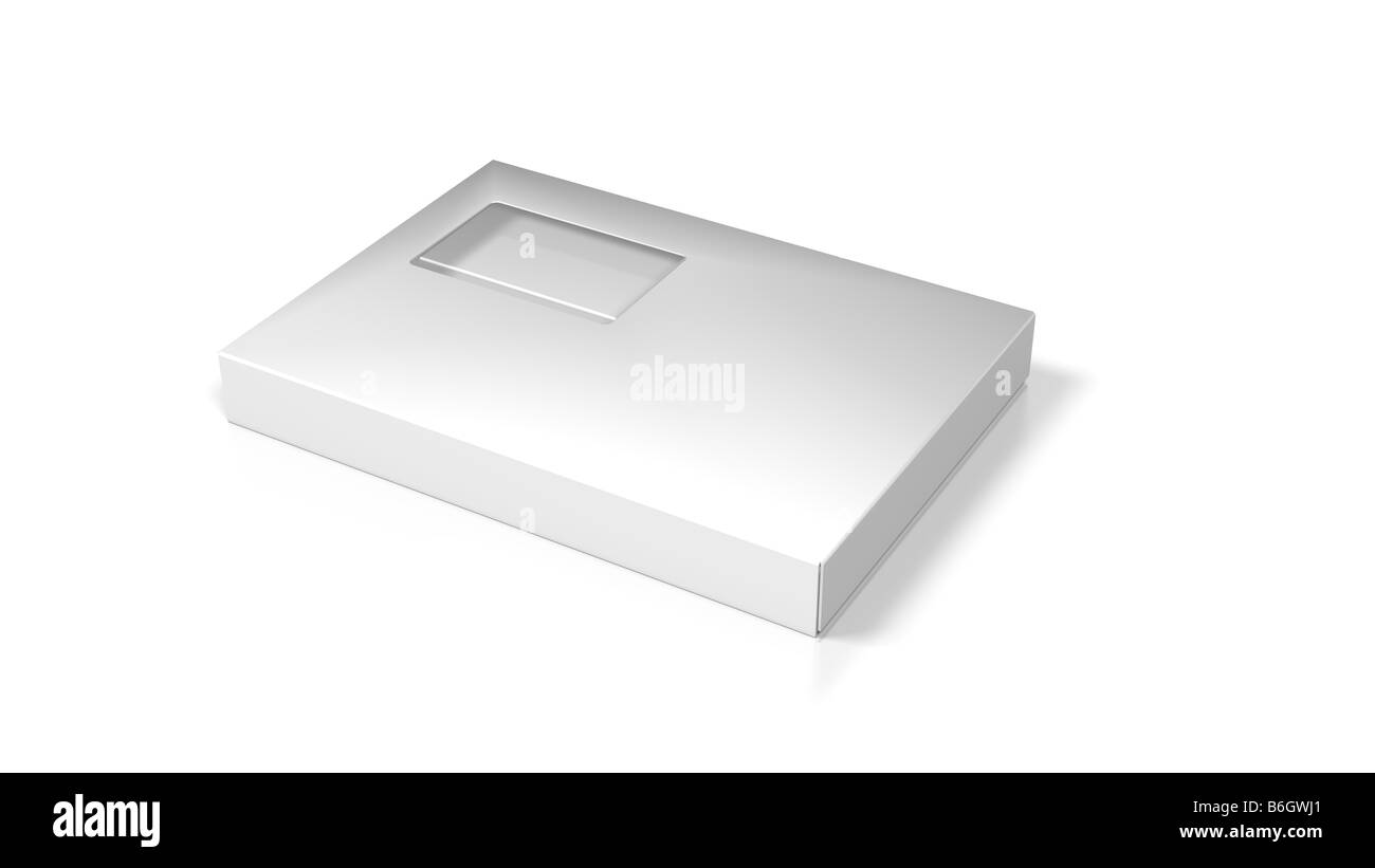 blank box on white background Stock Photo - Alamy