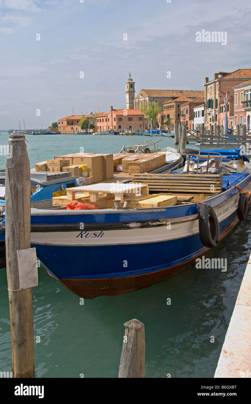 Murano Fondamenta Sebastiano Venier Venice Italy April 2008 Stock Photo ...