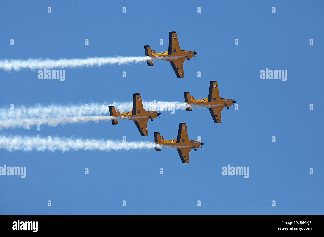 The Red Checkers Aerobatic Display Team with CT 48 Airtrainers Stock ...
