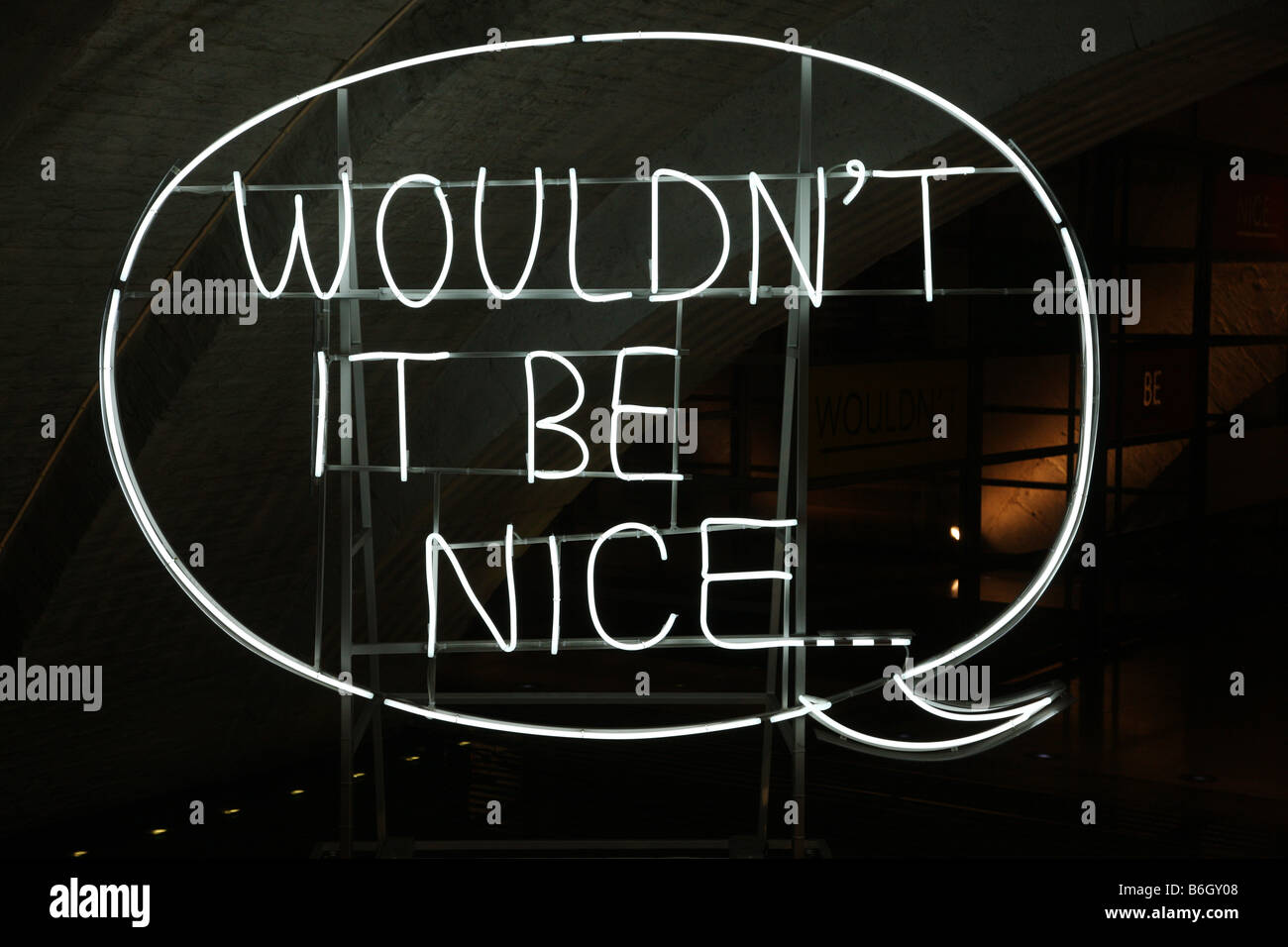 Nice neon sign hi-res stock photography and images - Alamy