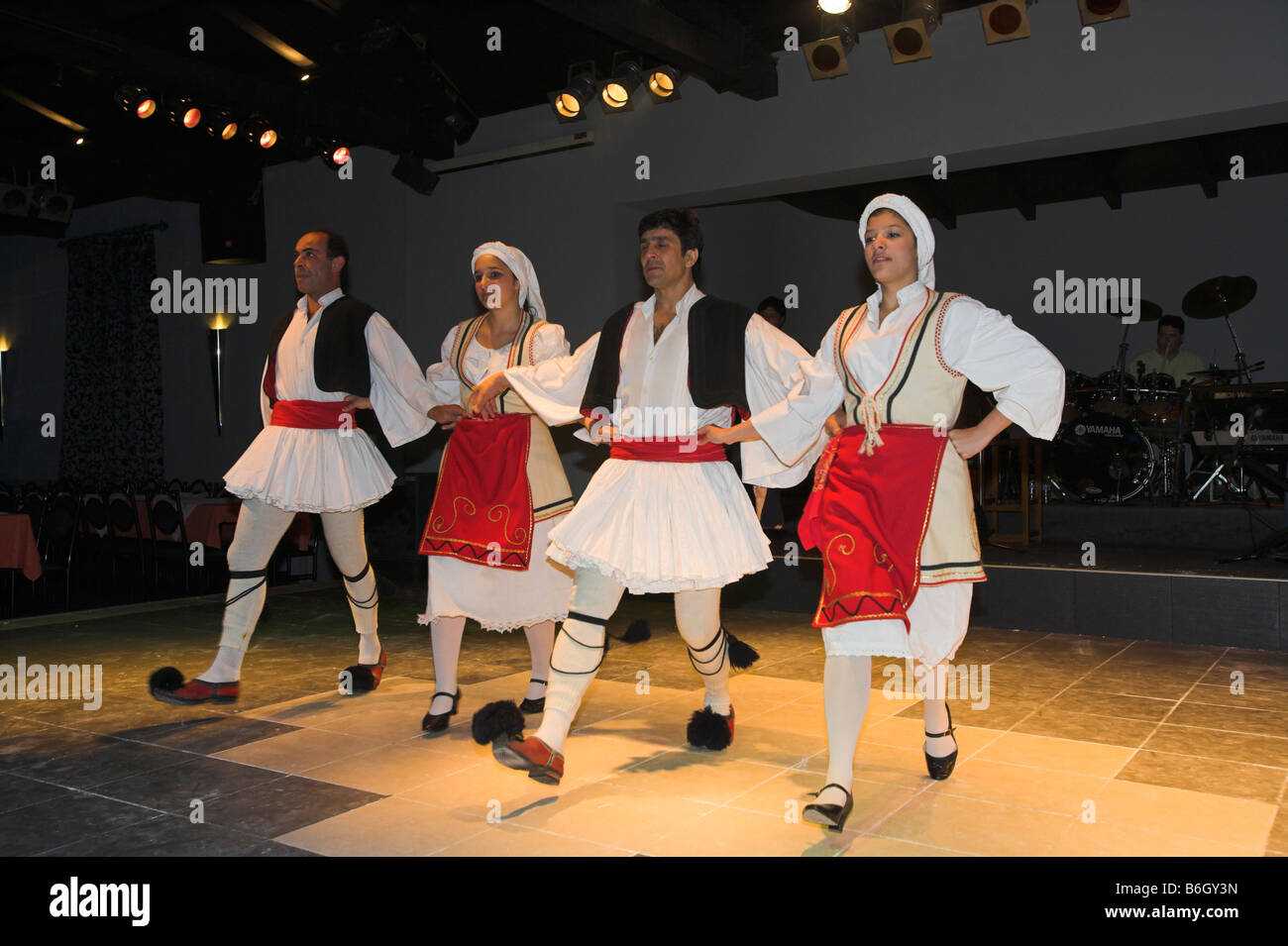 Greek dancers traditional dress hi-res stock photography and images - Alamy