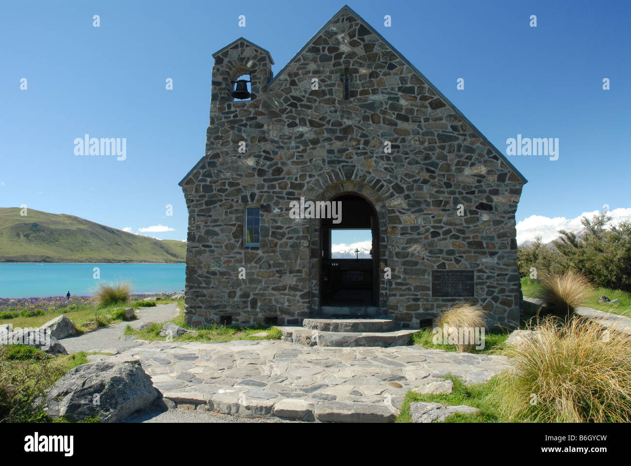 the Church of the Good Shepherd, Lake Tekapo, New Zealand Stock Photo ...