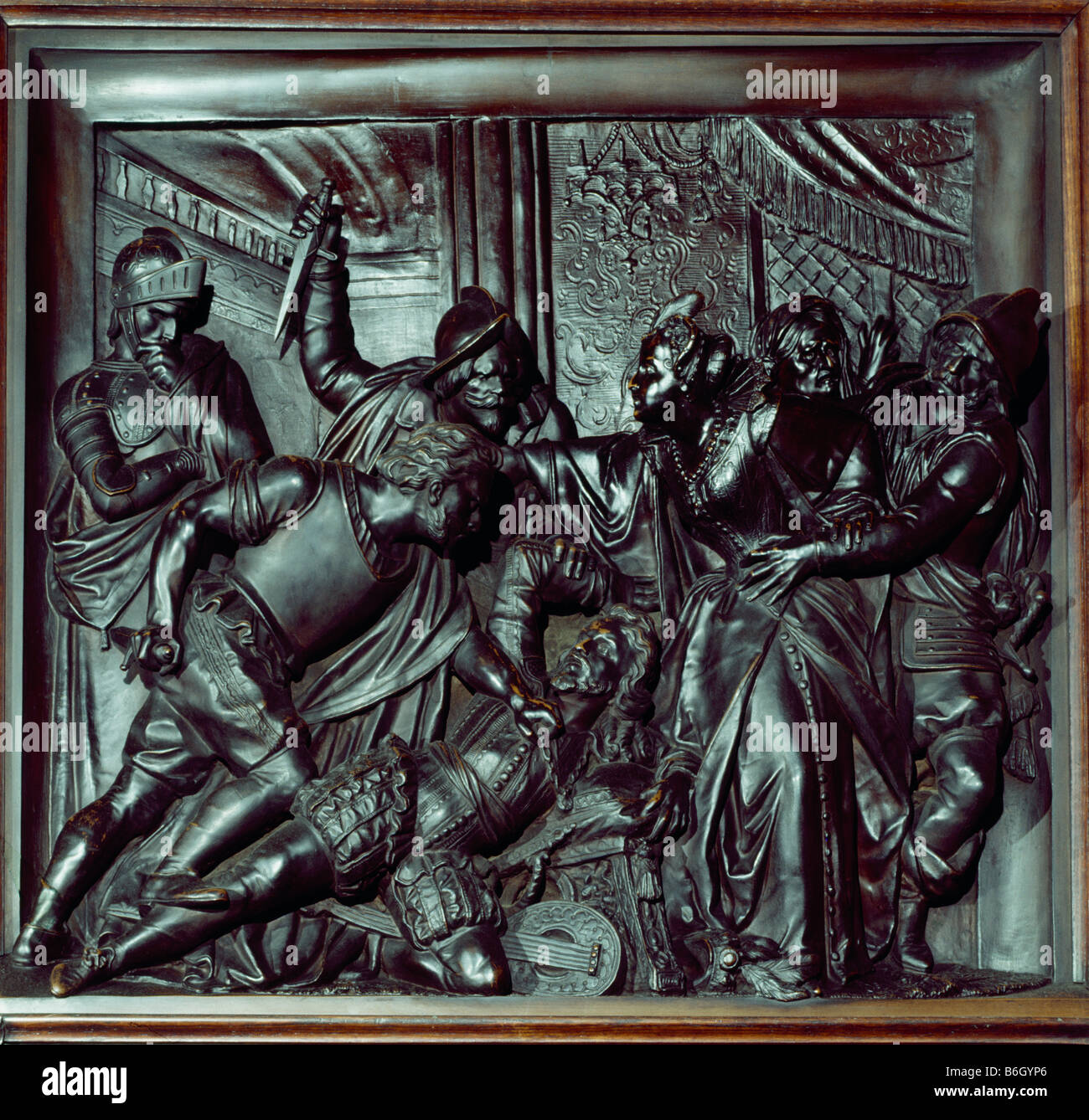 Murder of Rizzio House of Lords Stock Photo - Alamy