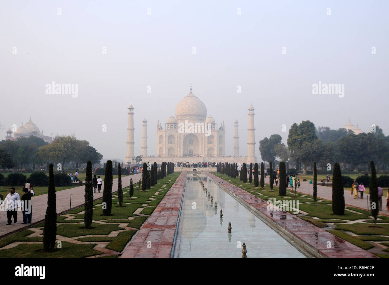 Taj mahal mausoleum located in hi-res stock photography and images - Alamy