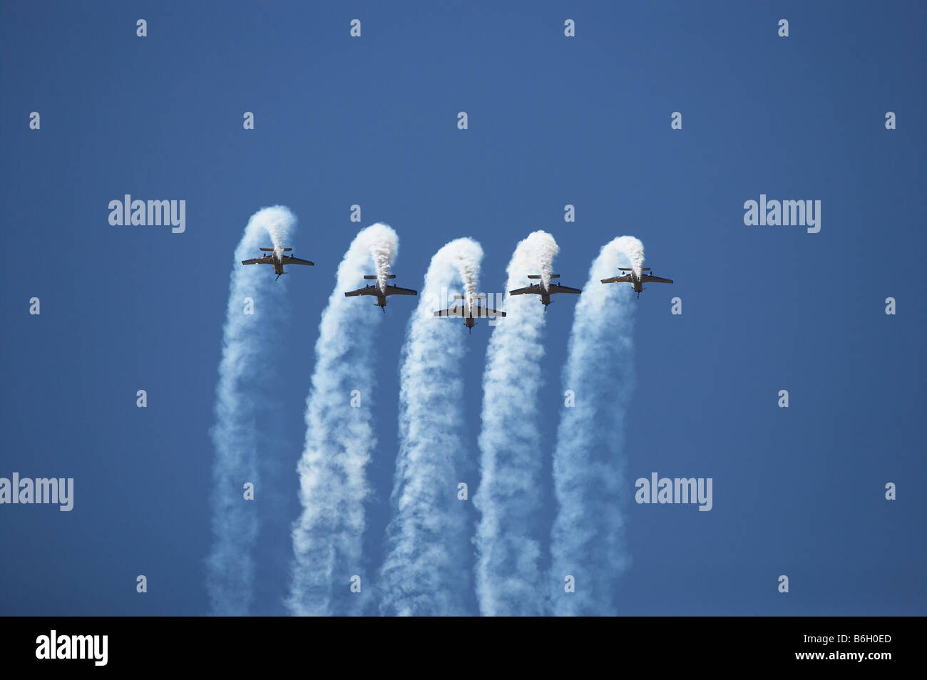 The Red Checkers Aerobatic Display Team with CT 48 Airtrainers Stock ...