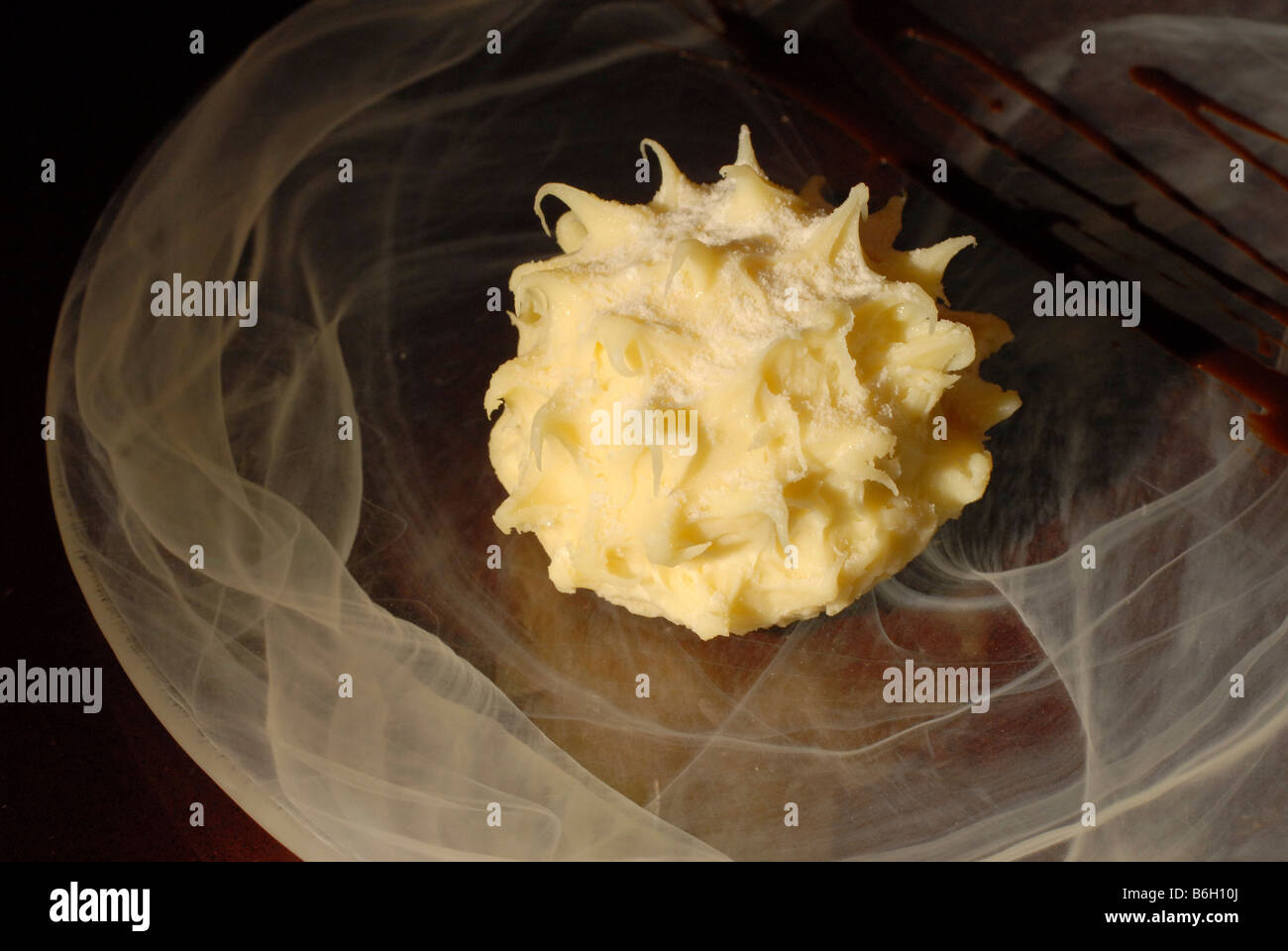 White chocolate porcupine cake Stock Photo - Alamy