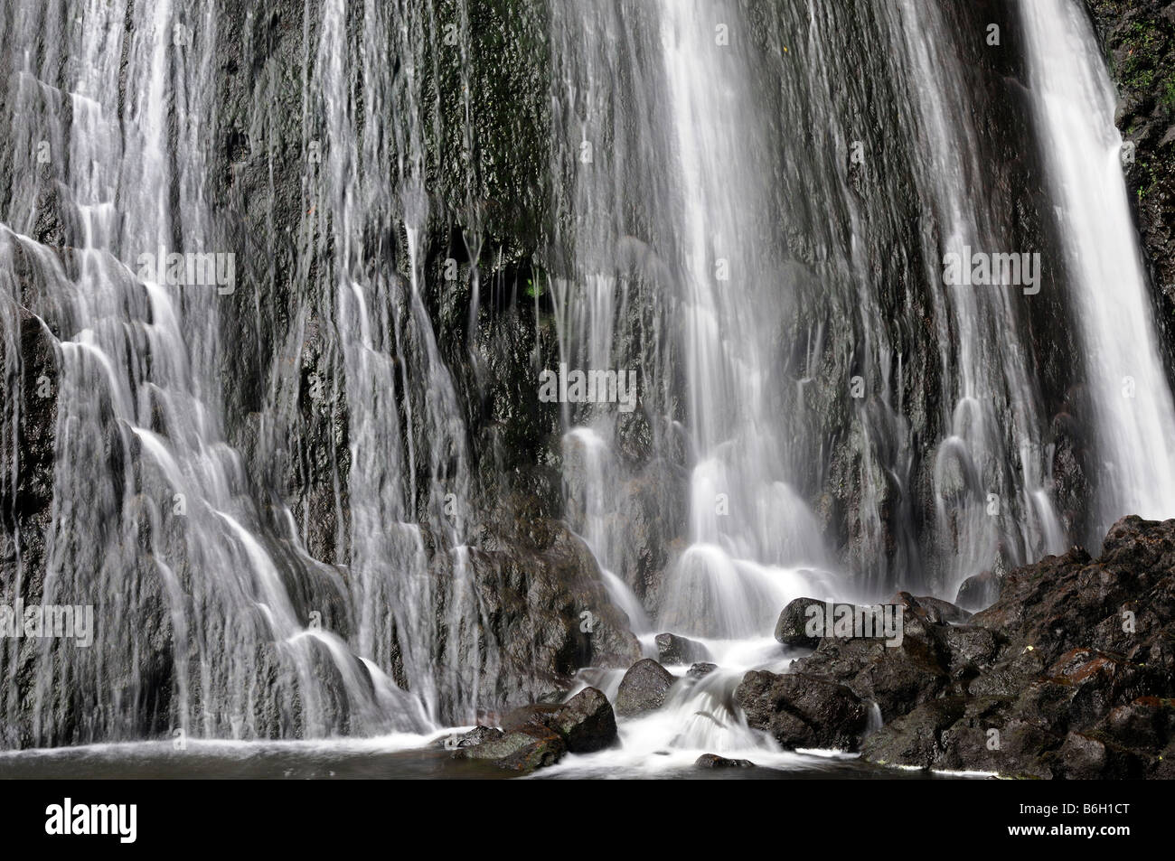 connemara waterfall rapids cascade on a small stream river flowing ...