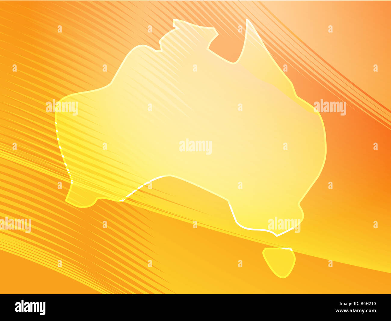 Map of Australia abstract graphical design illustration Stock Photo - Alamy