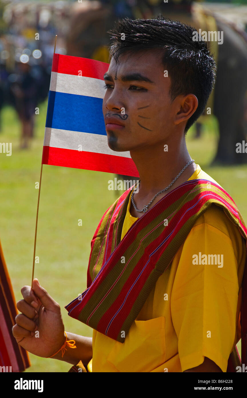 Dancer thai flag surin elephant hi-res stock photography and images - Alamy