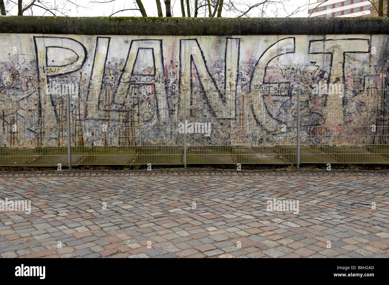 planet detail of save our planet eco graffiti berlin wall ...