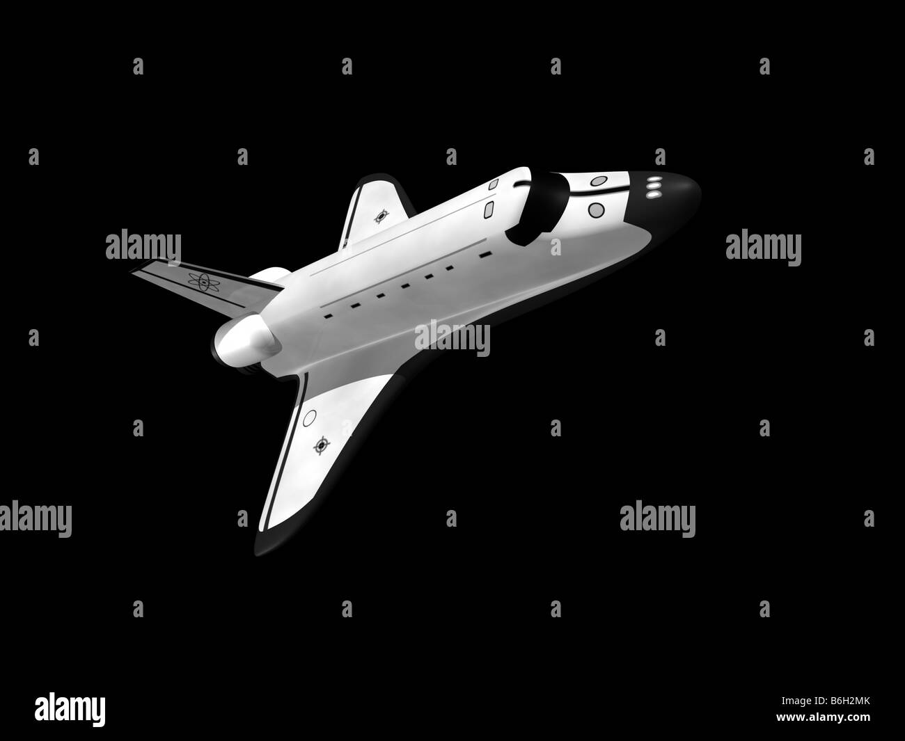 Space shuttle launch Black and White Stock Photos & Images - Alamy