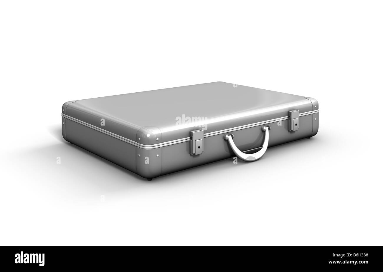 Silver briefcase detail Cut Out Stock Images & Pictures - Alamy