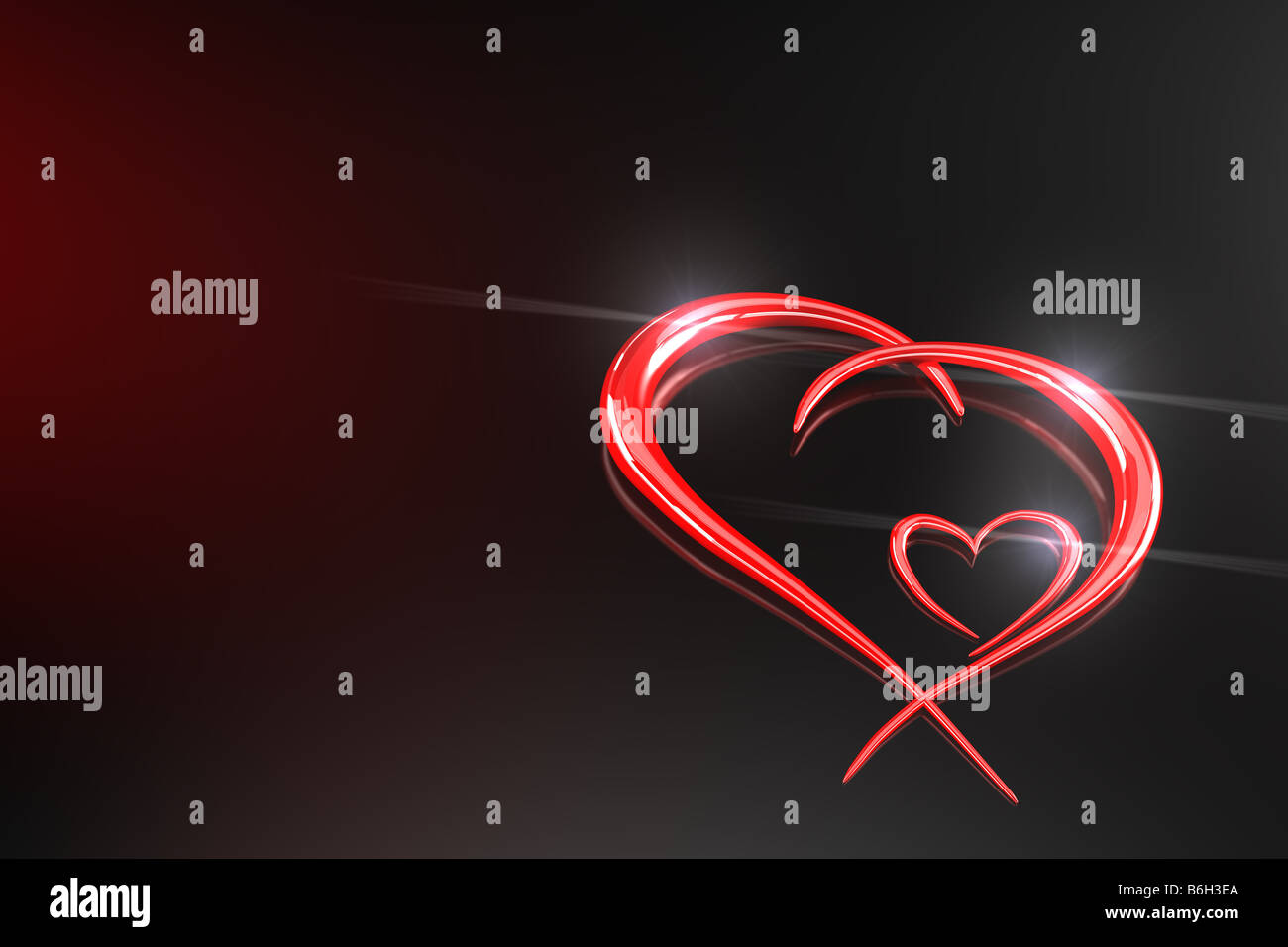Love signs on black background Stock Photo - Alamy