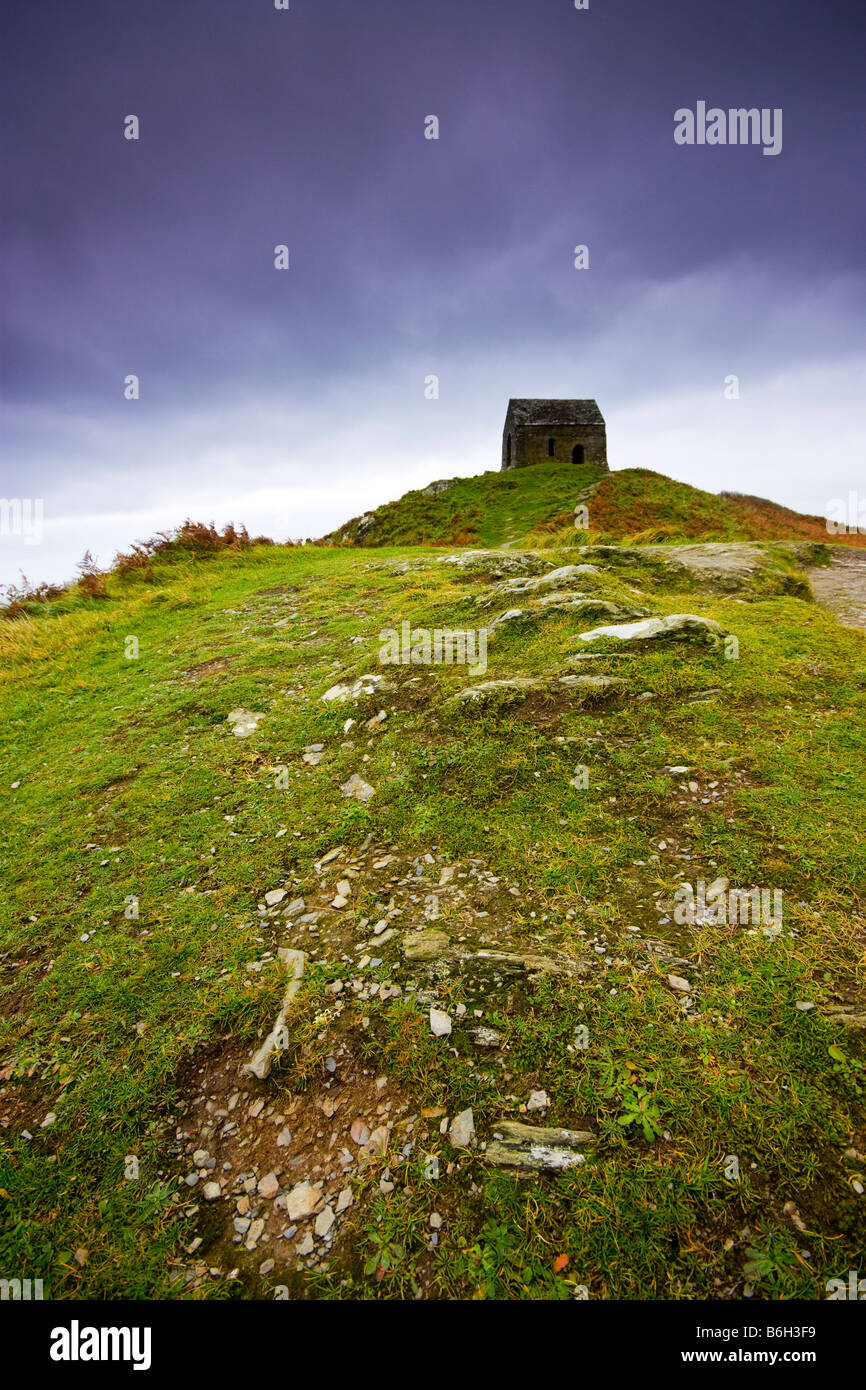 Path To Rame Head Chapel Cornwall UK Stock Photo - Alamy