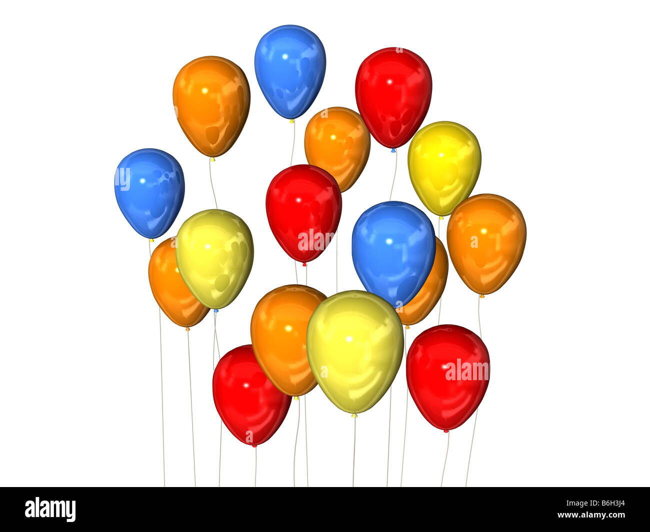 balloon isolated on white background Stock Photo - Alamy