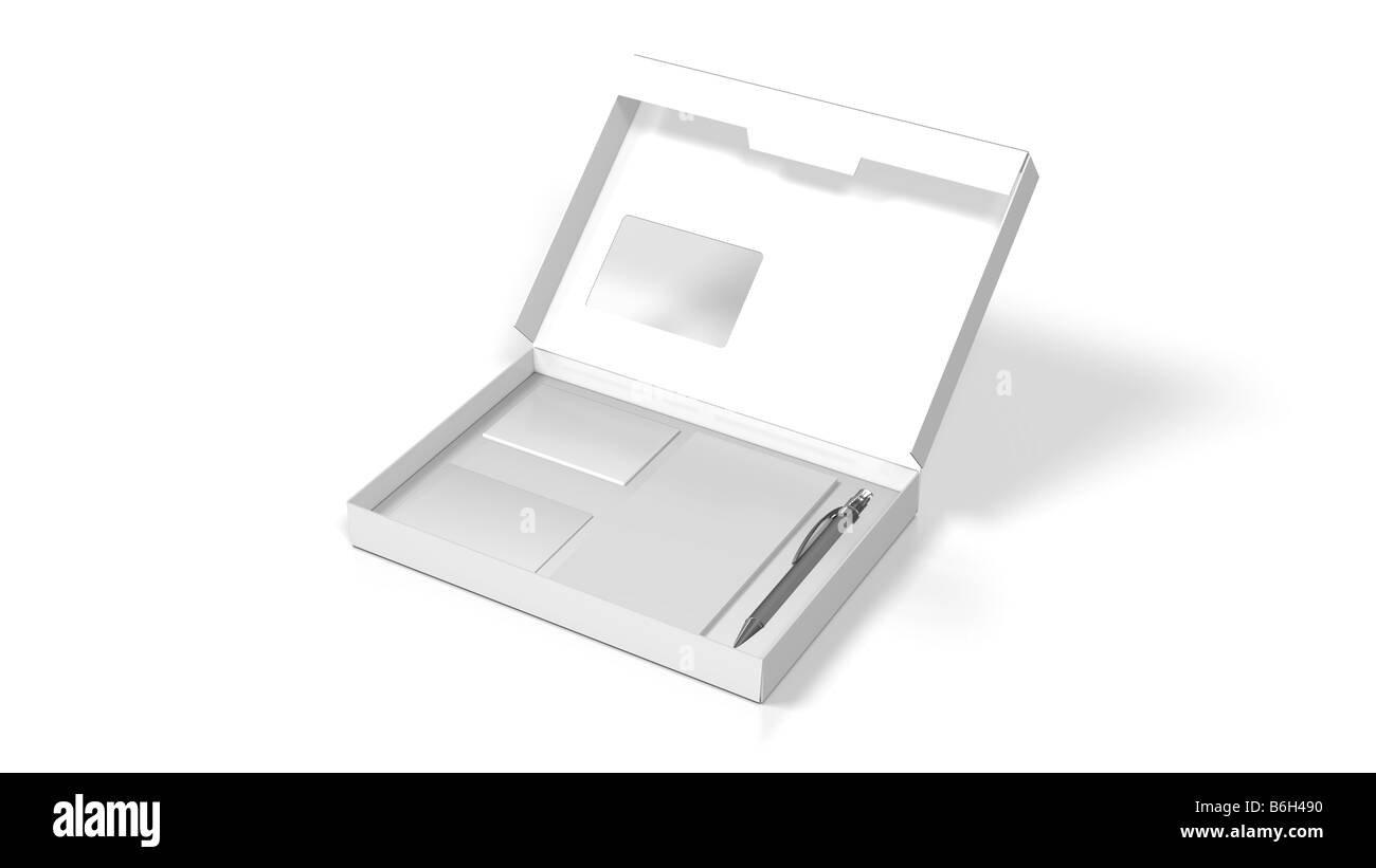 blank box on white background Stock Photo - Alamy