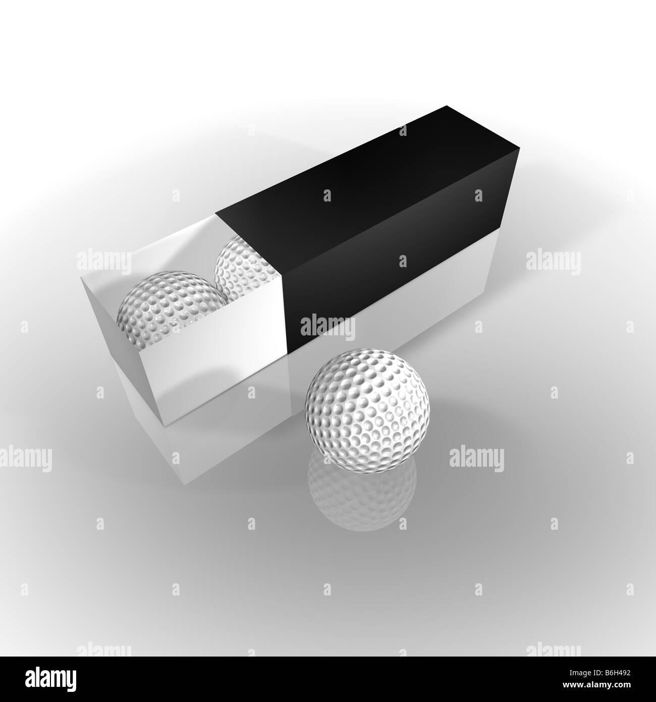 blank box on white background Stock Photo - Alamy