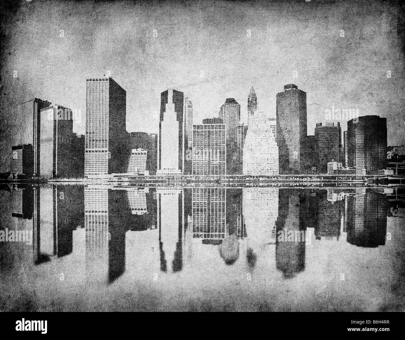 Flats high rise skyline Black and White Stock Photos & Images - Alamy