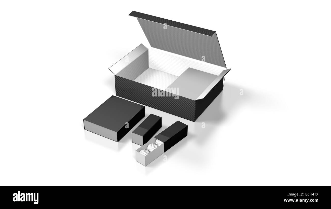 blank box on white background Stock Photo - Alamy