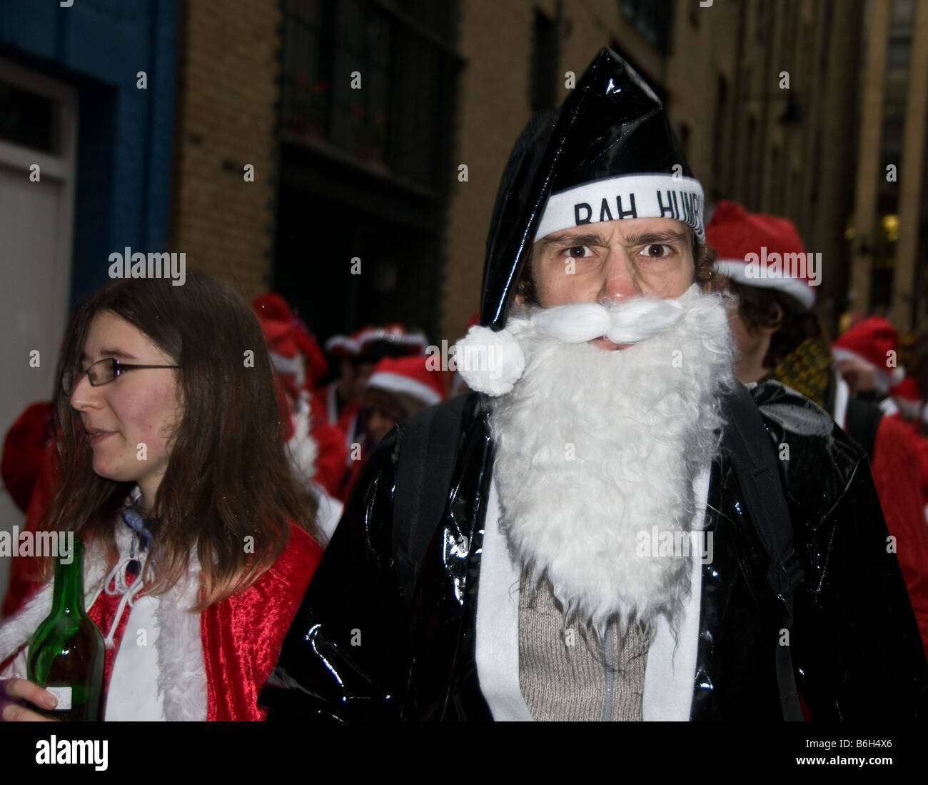 Santacon in London Stock Photo - Alamy