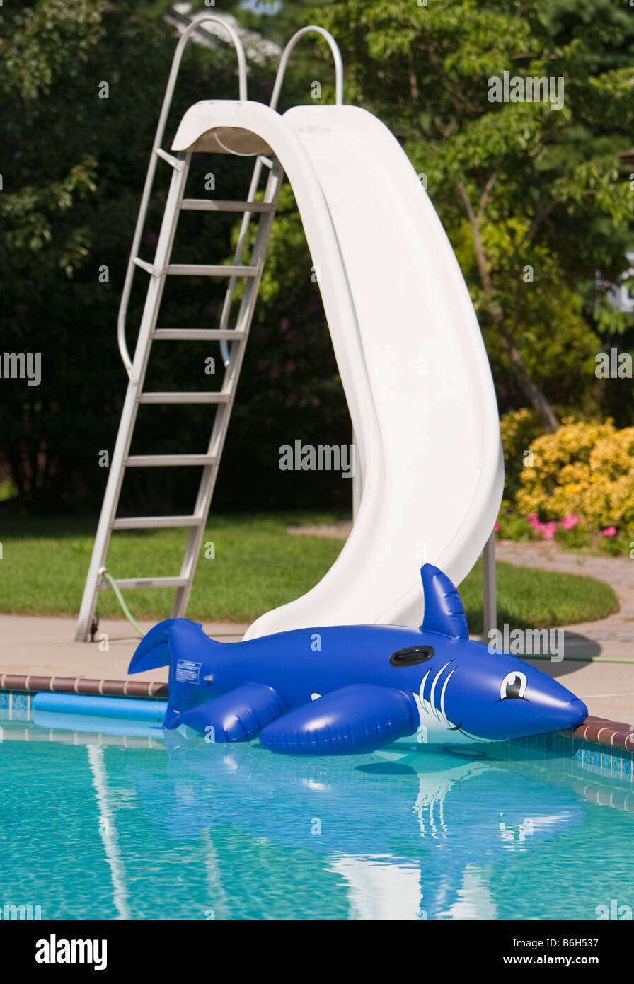 Shark pool float hi-res stock photography and images - Alamy
