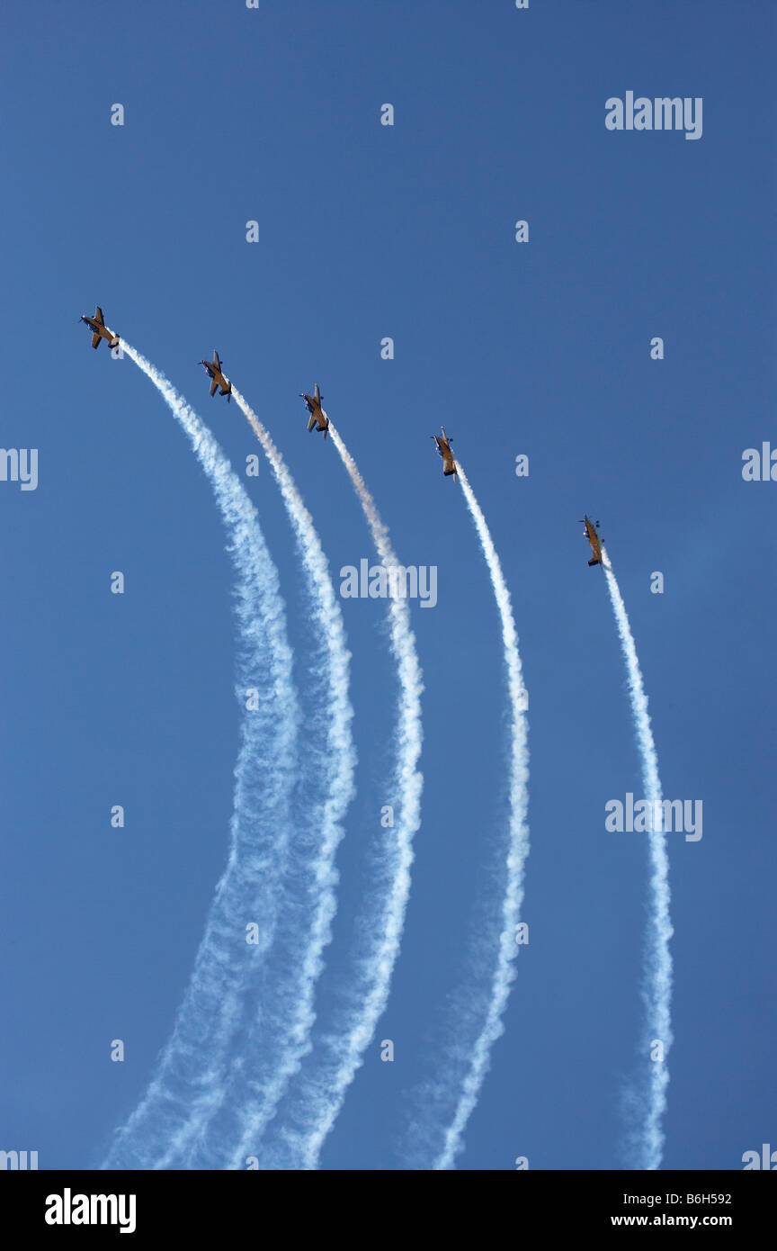 The Red Checkers Aerobatic Display Team with CT 48 Airtrainers Stock ...