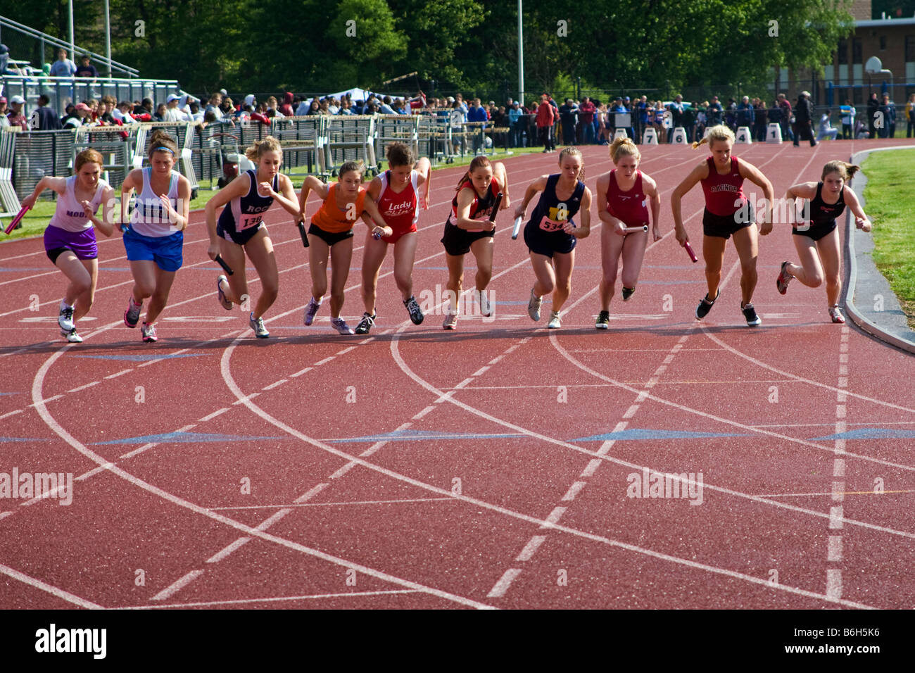 High school track meet hi-res stock photography and images - Alamy