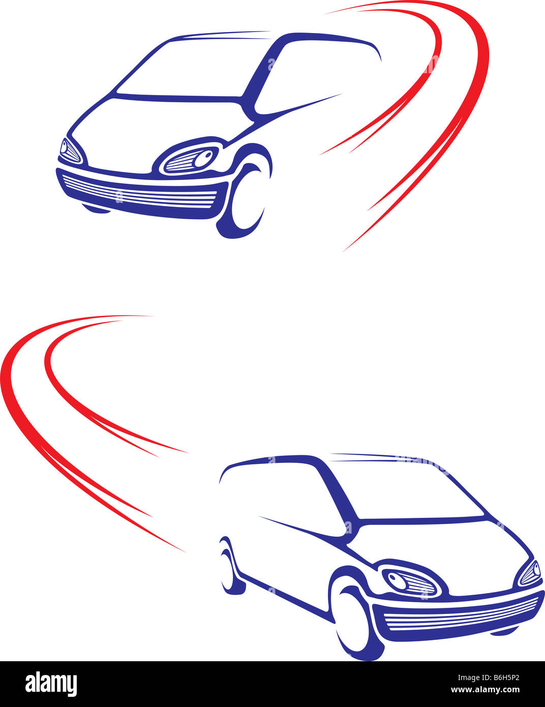 Car illustration hi-res stock photography and images - Alamy