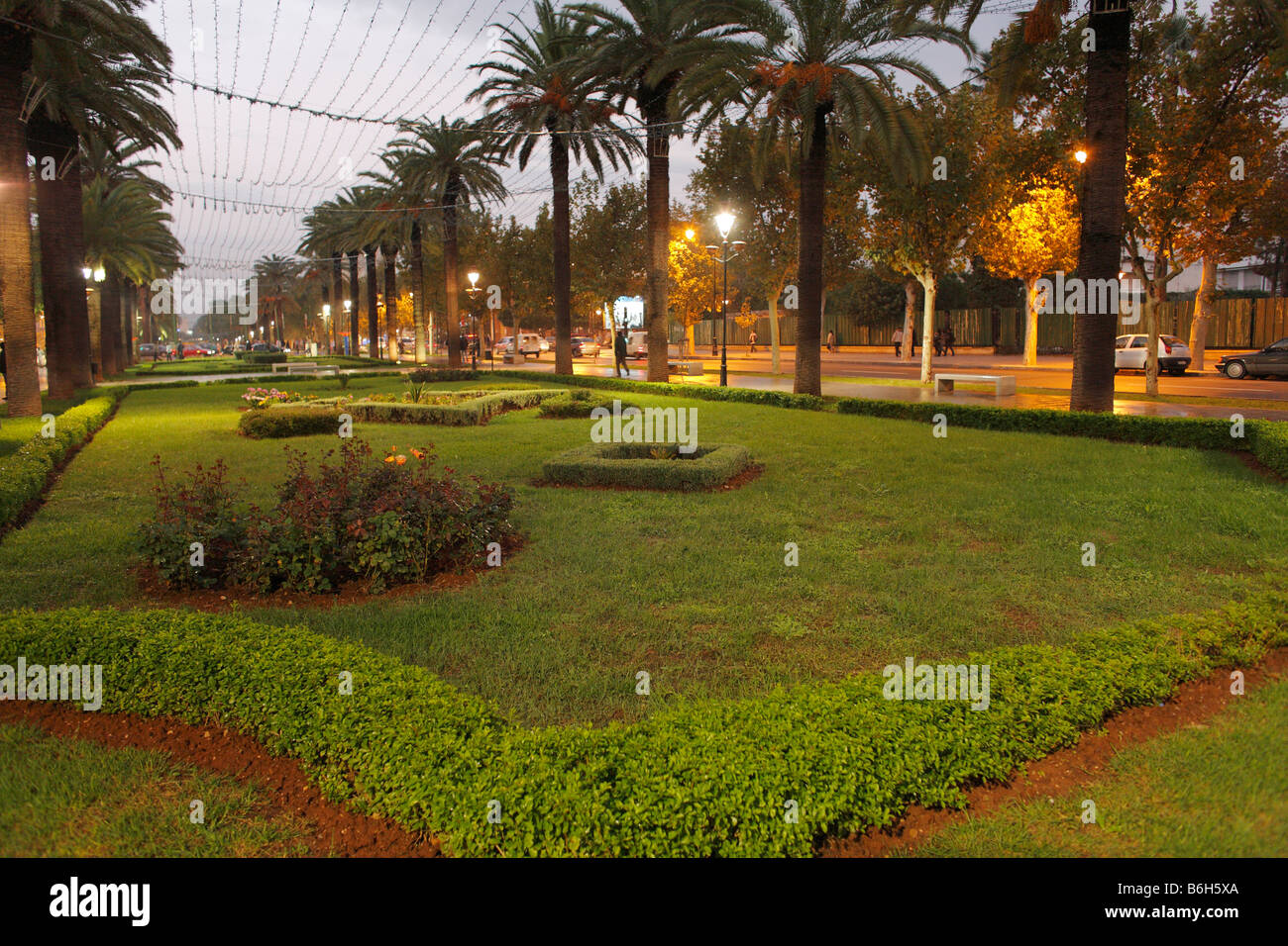 Ville Nouveau at night, Fes, Morocco, Africa Stock Photo - Alamy