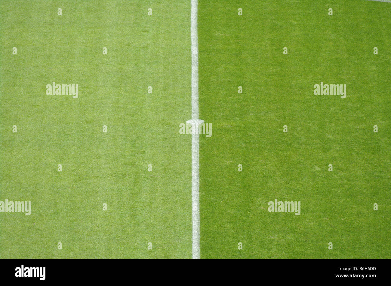 soccer field close ups of markings Stock Photo - Alamy