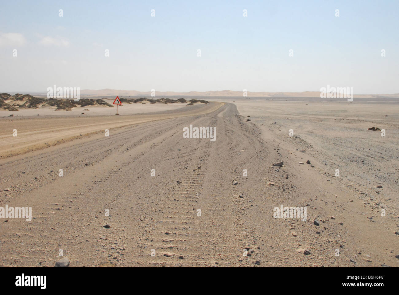 Skeleton Coast road, Namibia Stock Photo - Alamy