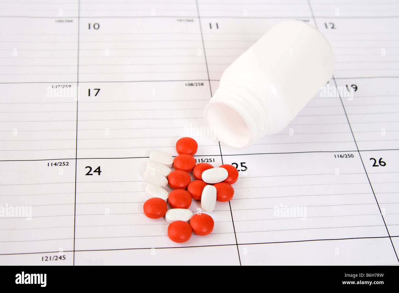 Medication calendar hi-res stock photography and images - Alamy