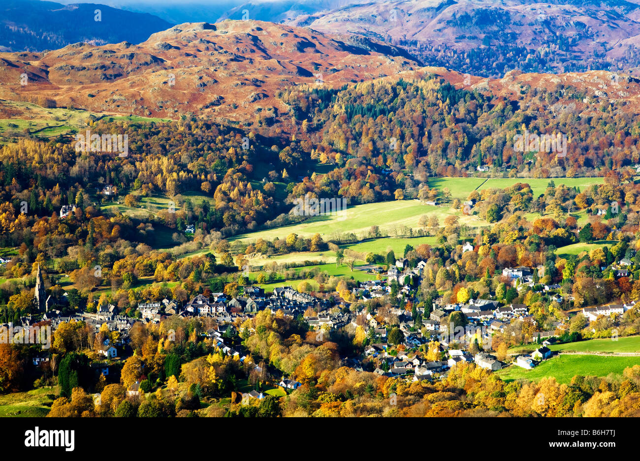 Ambleside village hi-res stock photography and images - Alamy